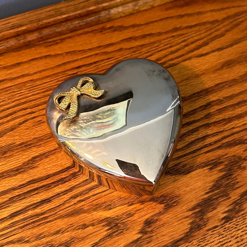 Heart Shaped Silver - Etsy