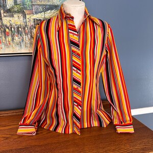 Ladies Vintage 70s Button up Shirt - Etsy