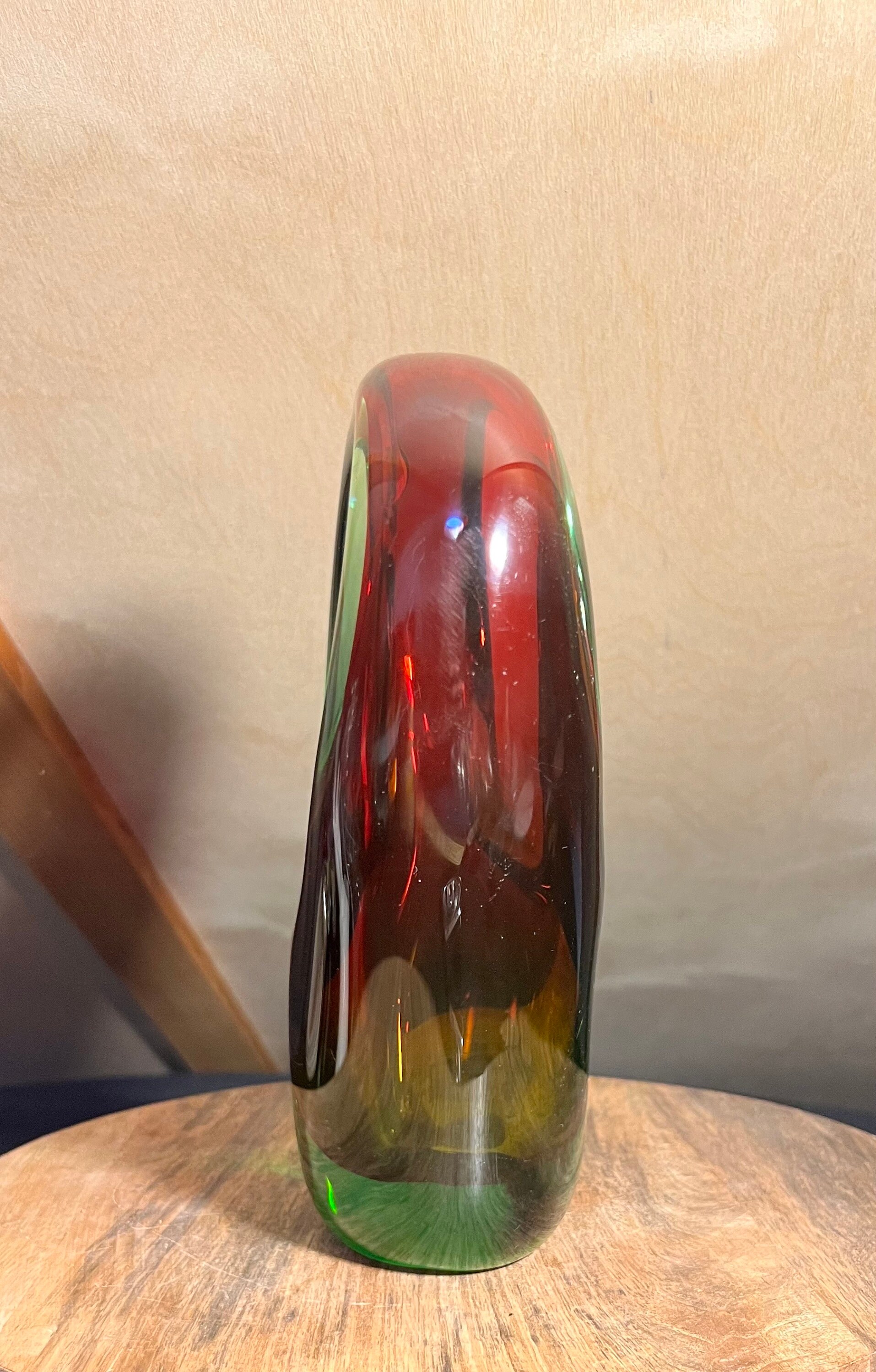 Murano Glass Sommerso Archimede Seguso Basket Vase !RARE! - Etsy