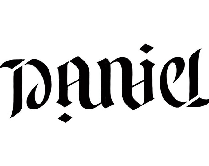 Custom Ambigram for 2 Names One Name Rotates to Become Another - Etsy