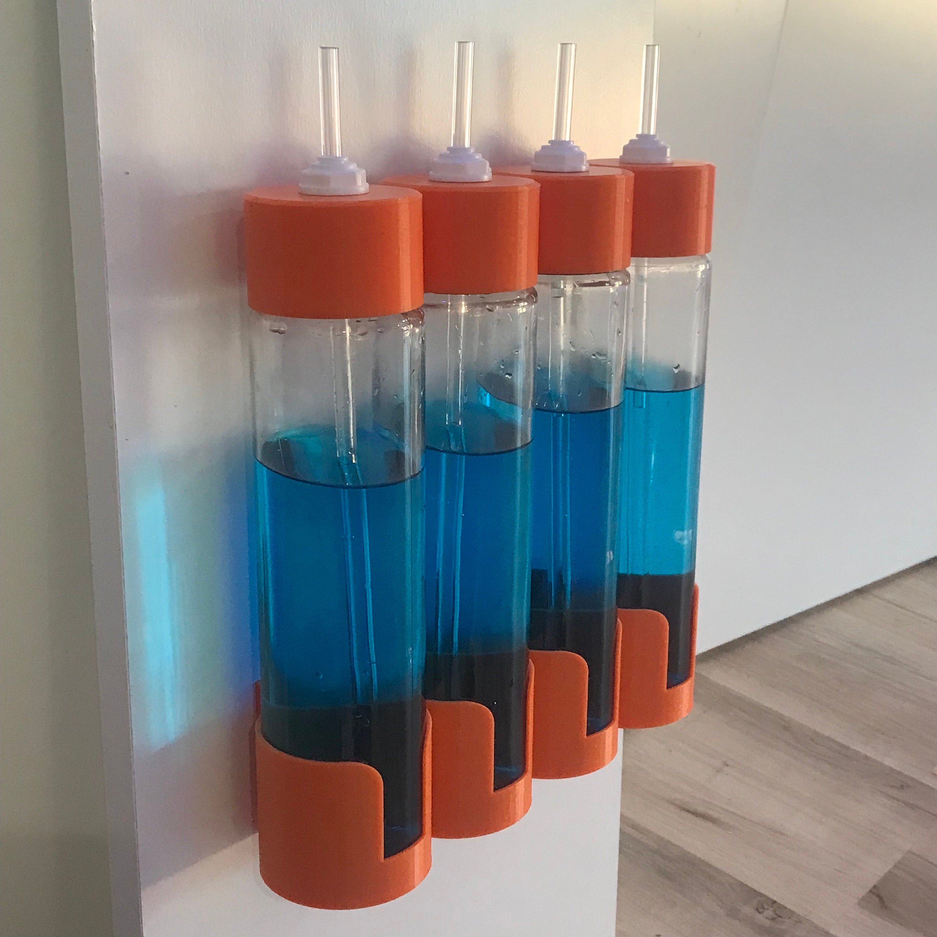 Reef Dosing System (medium) - 3D Printed 500ml Voss Bottle Caps, 1/4 ...
