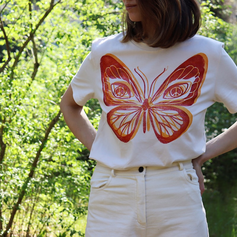 Linocut T Shirt - Etsy