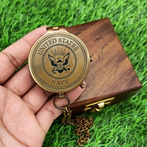 Engraved Navy Compass, U.S Navy Gift, United Sates Navy Gift ...