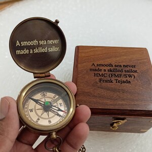 U.S Navy Gift, Engraved Navy Compass, United Sates Navy Gift ...