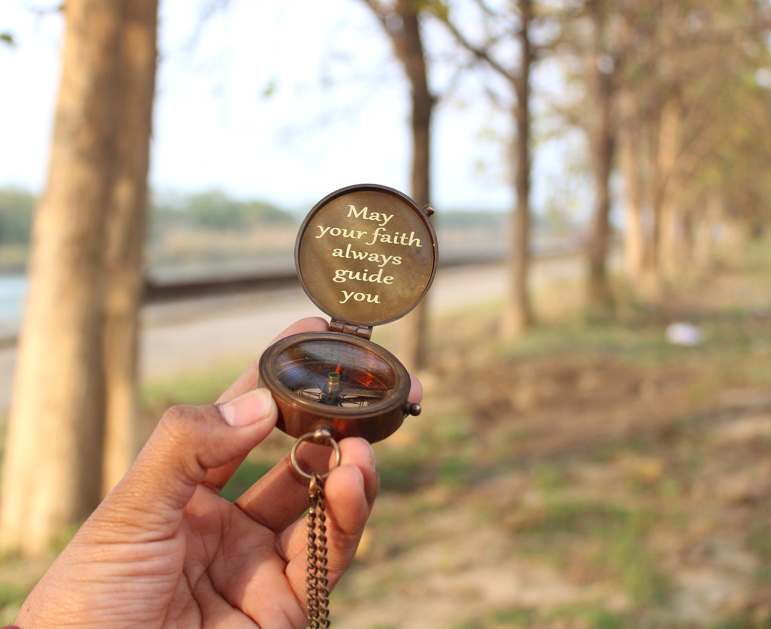 Personalized Working Compass With Custom Engraving, Engraved Compass ...