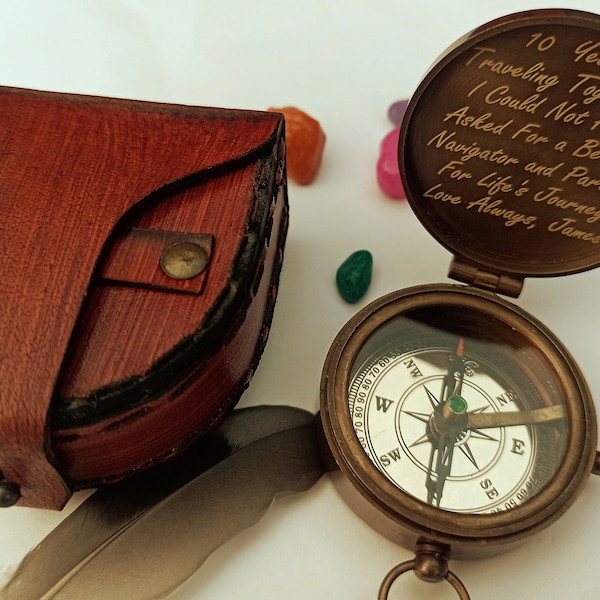 Personalized Compass - Etsy