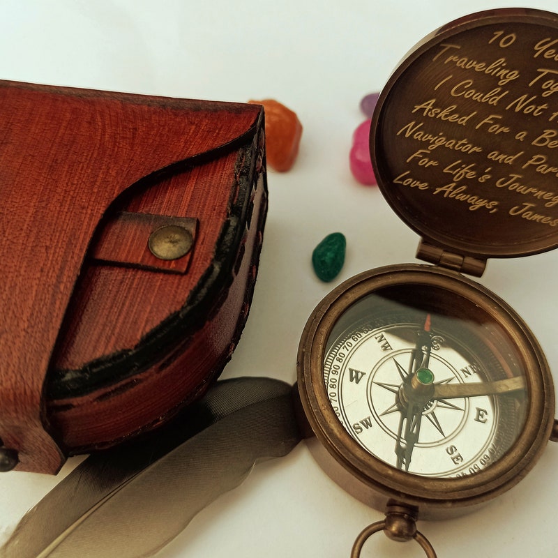 Personalized Compass - Etsy