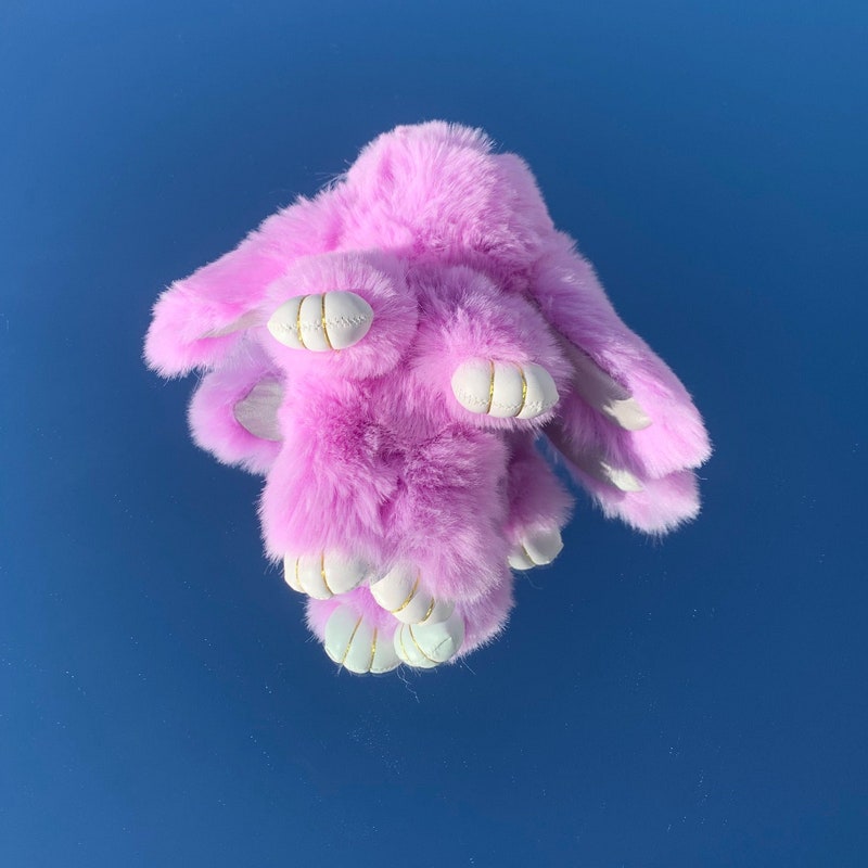 Fluffy Keychain Rabbit - Etsy