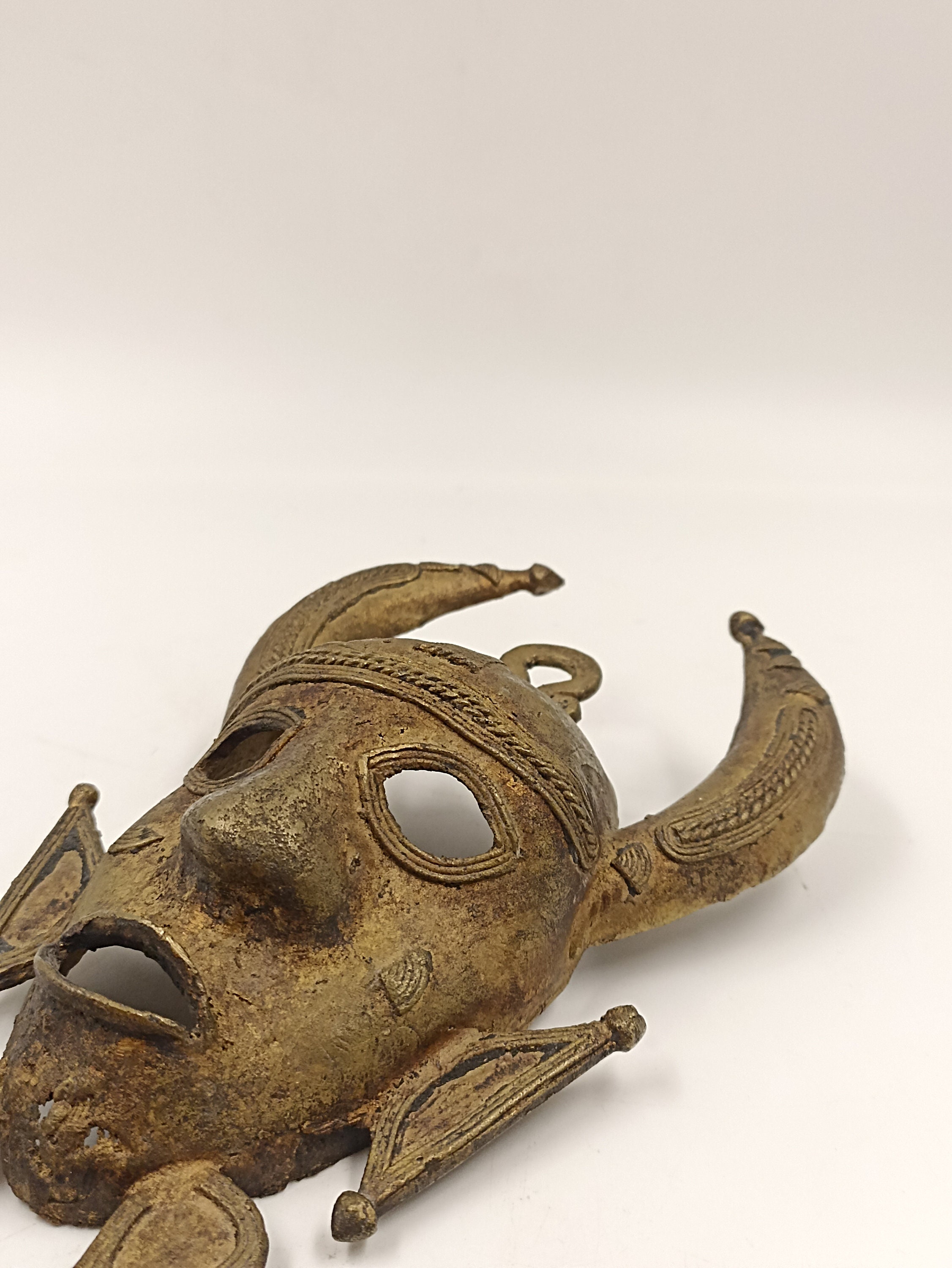 African Bronze Mask Senoufo Ivory Coast Old Lost Wax Passport Mask - Etsy