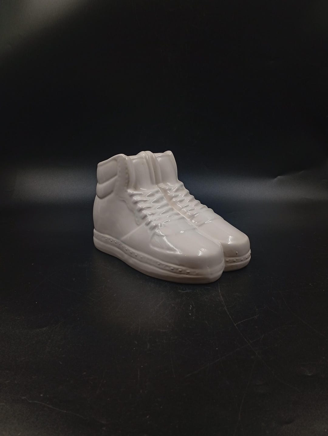 Piggy Bank Shoes White Sneakers Ceramic Vintage 80s 90s No JC Peiré ...