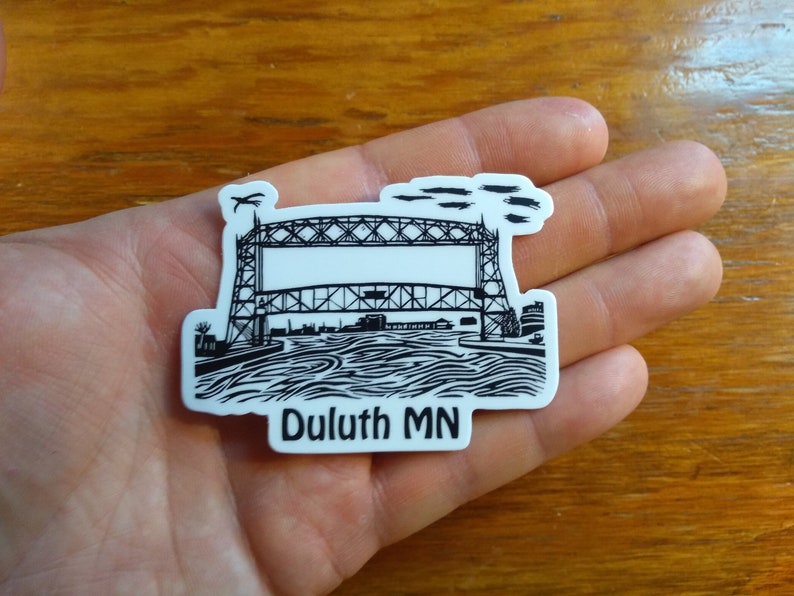 Duluth Lift Bridge Sticker - Etsy