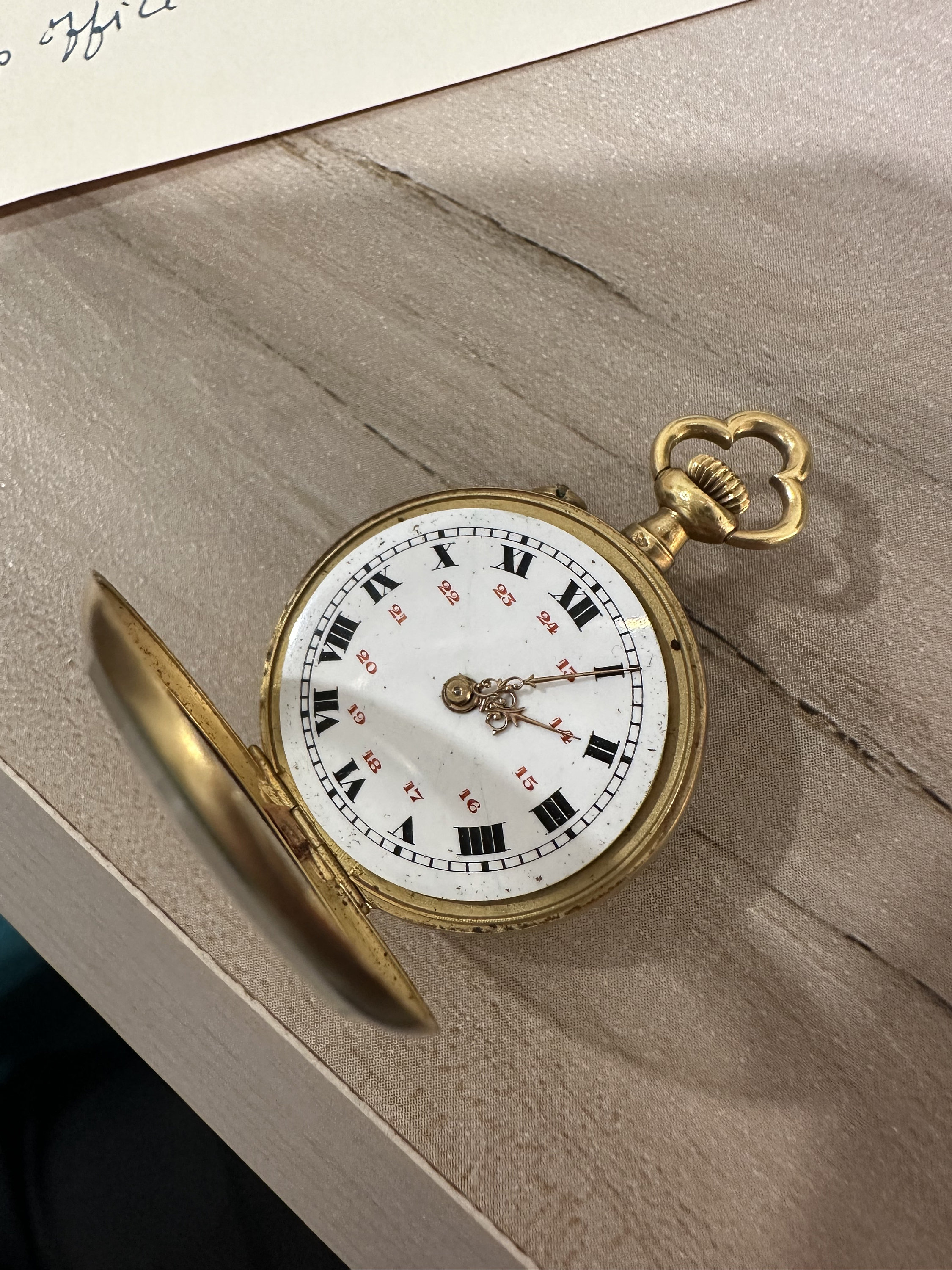 Antique French Belle Epoque Pocket Watch With 18k Case and Star-set Old ...