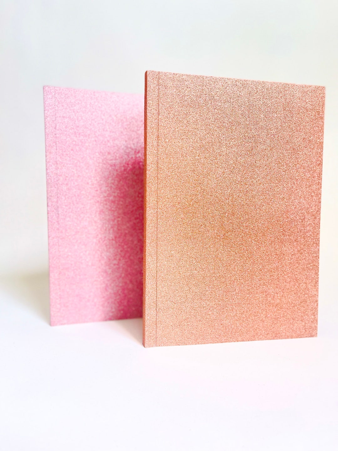 Glitter Pink Journal A5 Pink Glitter Notebook Rose Gold - Etsy UK