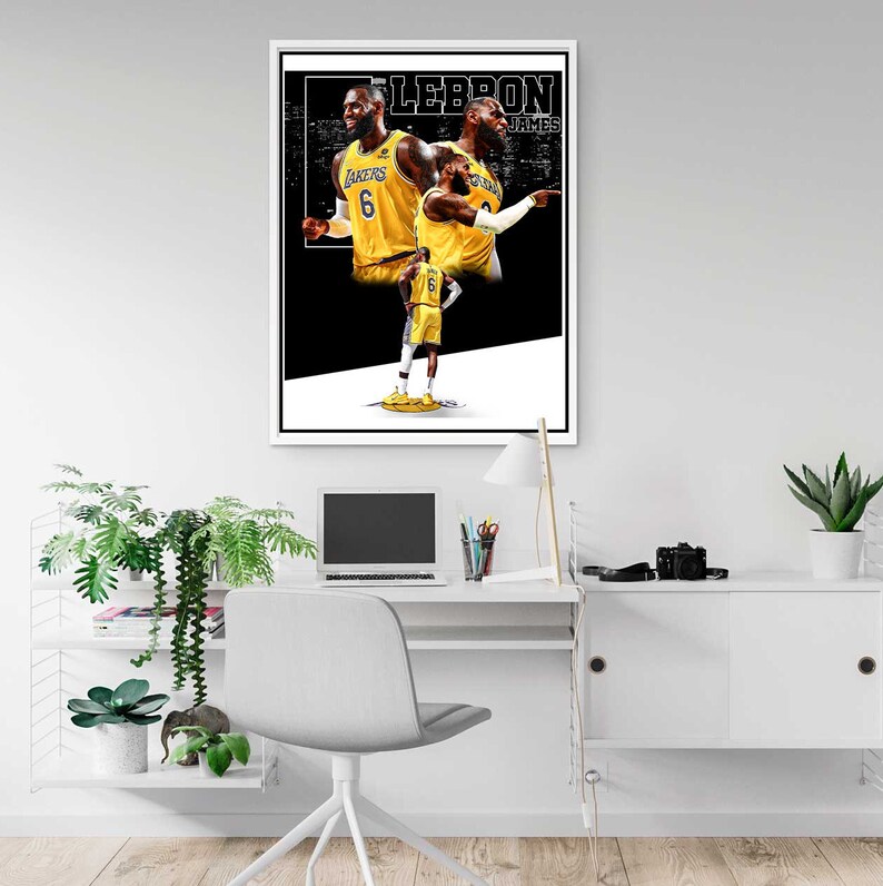 Lebron James Digital Art for Poster or T-shirt - Etsy