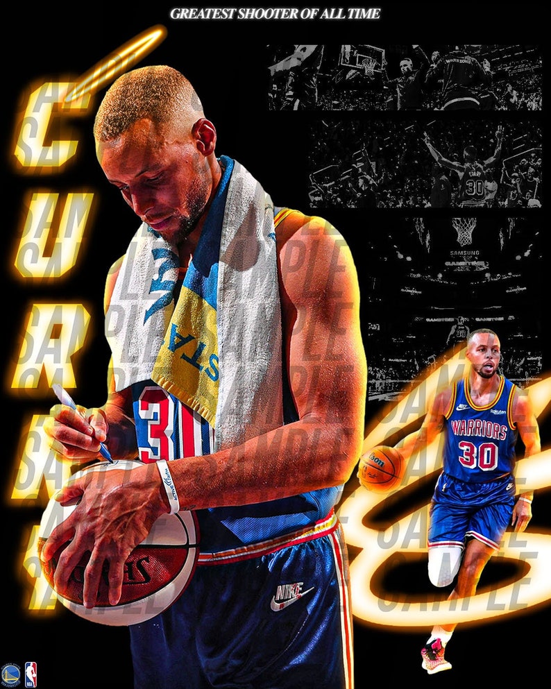 Steph Curry Printable Artwork - Etsy