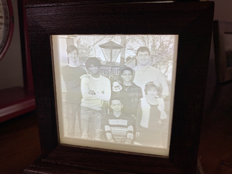 Personalized Lighted 3D Printed Photo Box | Father’s Day | Use Your ...