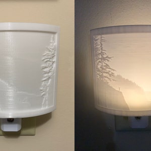 Custom 3D Printed Photo Night Light | Use Your Photos | Personalized ...