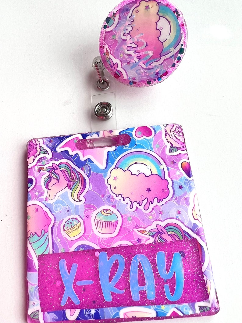 Lisa Frank Inspired X-ray Badge Buddy/marker PARKER - Etsy