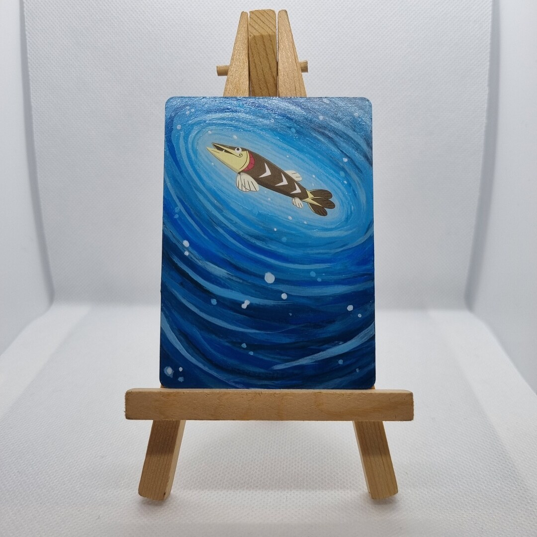 Arrokuda Hand Painted Extended Alter Pokemon Card - Etsy