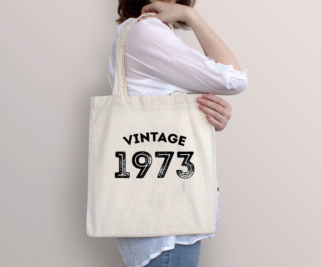 1973 Birthday Tote Bag 50th Birthday Tote Bag 50th Birthday Gift 50th ...