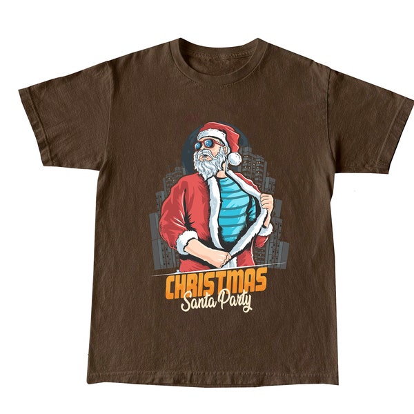 Santa Claus Tshirt - Etsy