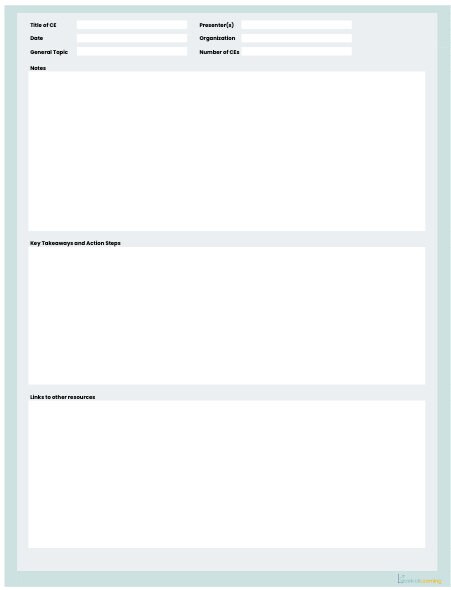 BCBA CEU Tracker and Organization System - Etsy