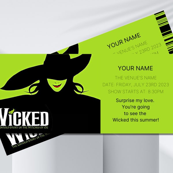 Wicked the Musical - Etsy
