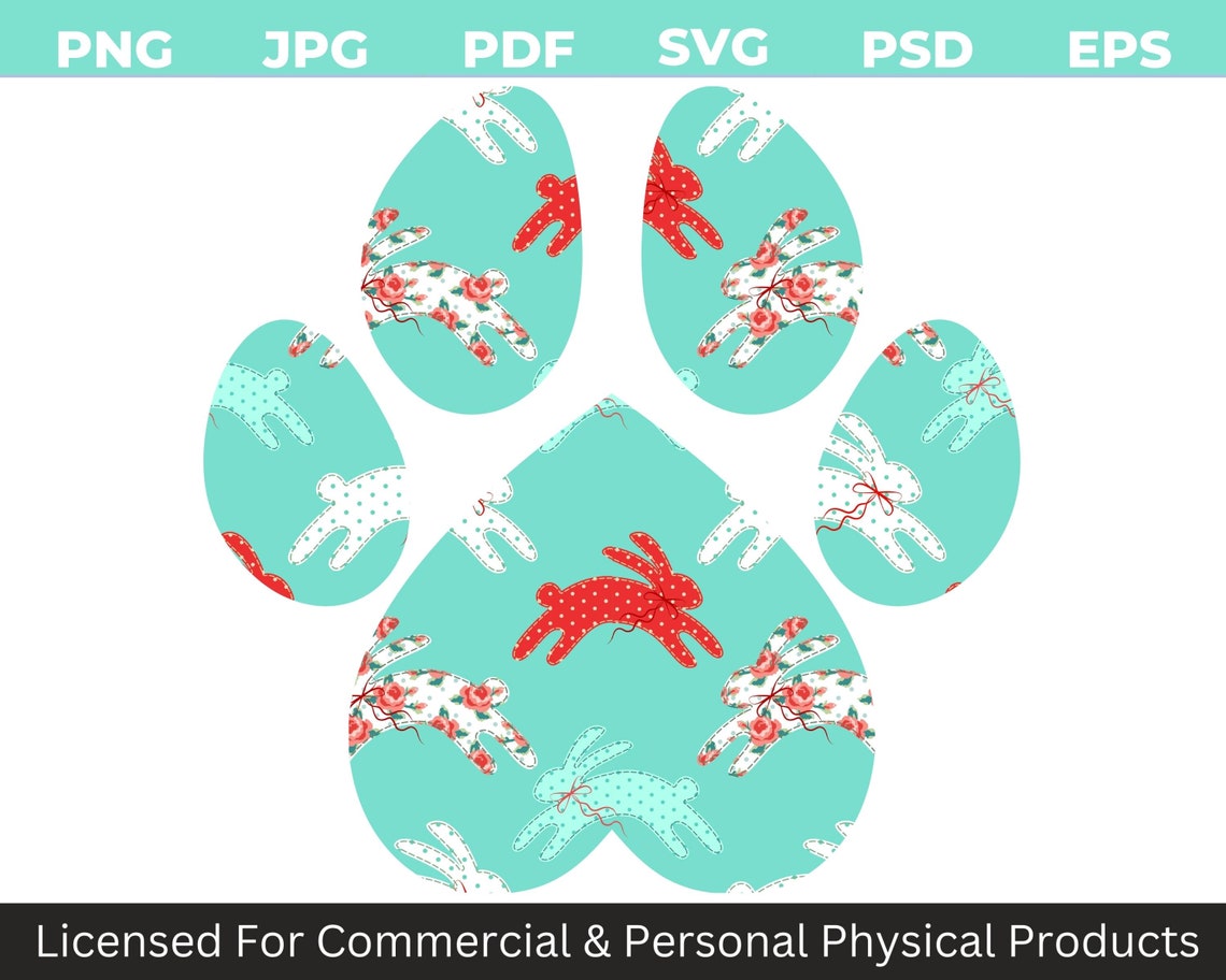 Spring Paw Prints SVG PNG JPG Digital Bundle Dog Mom Svg Dog Mom Png ...