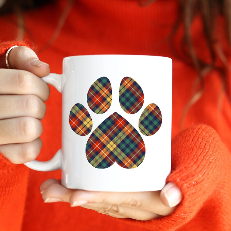 Plaid Paw Prints SVG PNG JPG Digital Bundle Dog Mom Svg Dog - Etsy