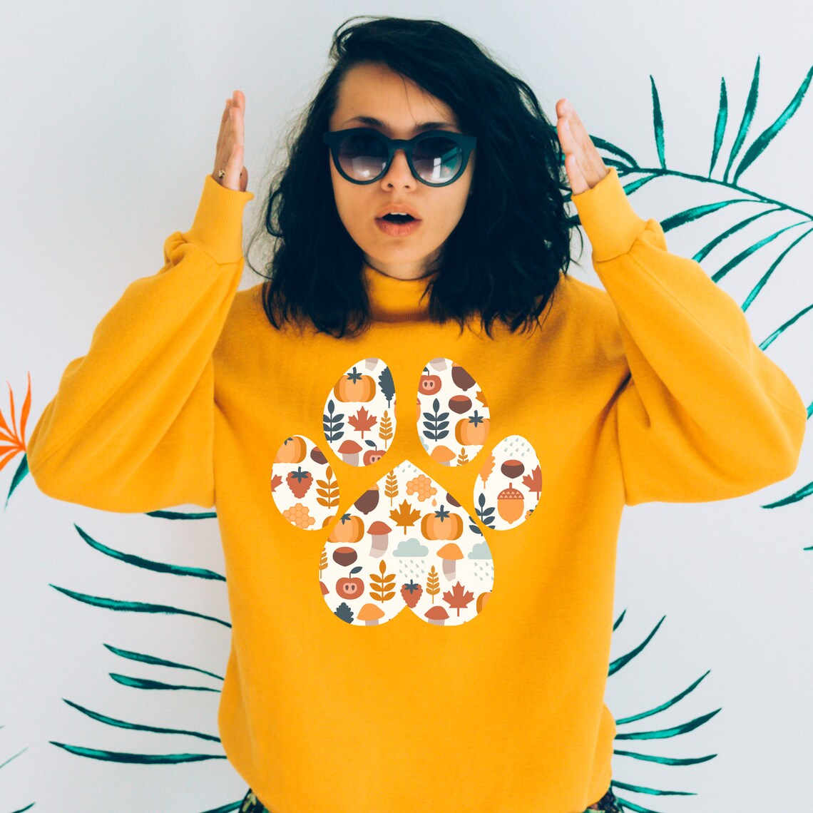 Fall Paw Prints SVG PNG JPG Digital Bundle Dog Mom Svg Dog Mom Png Pet ...