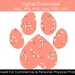 Spring Season Paw Prints SVG PNG JPG Bundle Paw Prints - Etsy