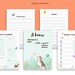Watercolor Dog-themed Daily Planner Weekly Planner to Do List and Notes ...