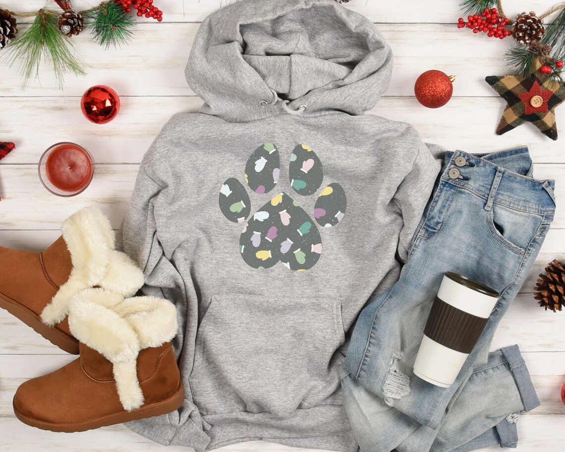 Winter Season Dog Paw Prints SVG PNG JPG Digital Bundle Dog - Etsy