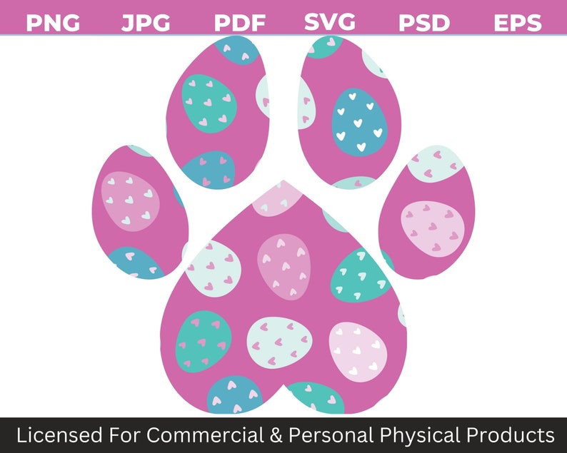 Spring Paw Prints SVG PNG JPG Digital Bundle Dog Mom Svg Dog Mom Png ...