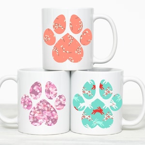 Spring Paw Prints SVG PNG JPG Digital Bundle Dog Mom Svg Dog Mom Png ...