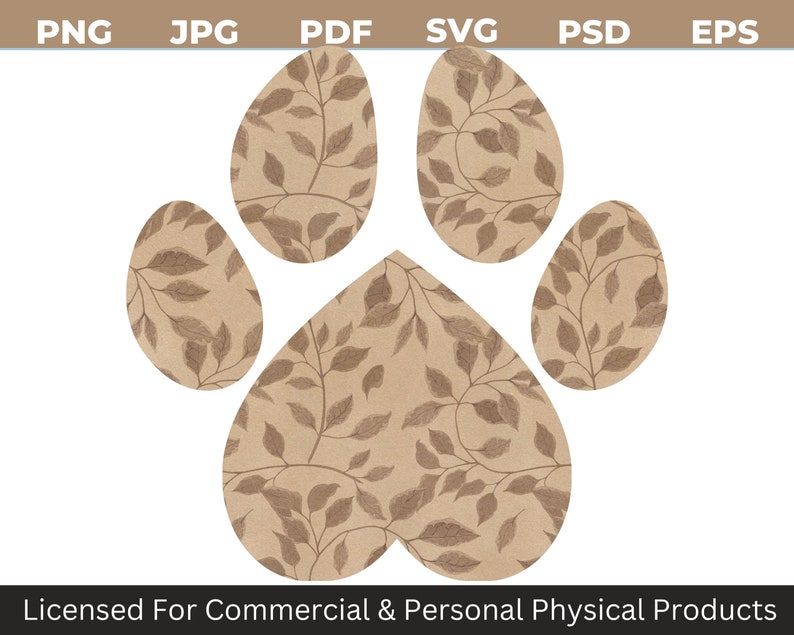 Fall Paw Prints SVG PNG JPG Digital Bundle Dog Mom Svg Dog Mom Png Pet ...