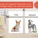 Dog Breeds Flash Cards Letters A to Z Clippable Flashcard Montessori 3 ...