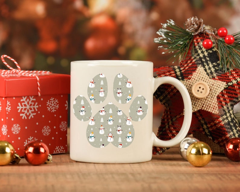 Winter Season Dog Paw Prints SVG PNG JPG Digital Bundle Dog - Etsy