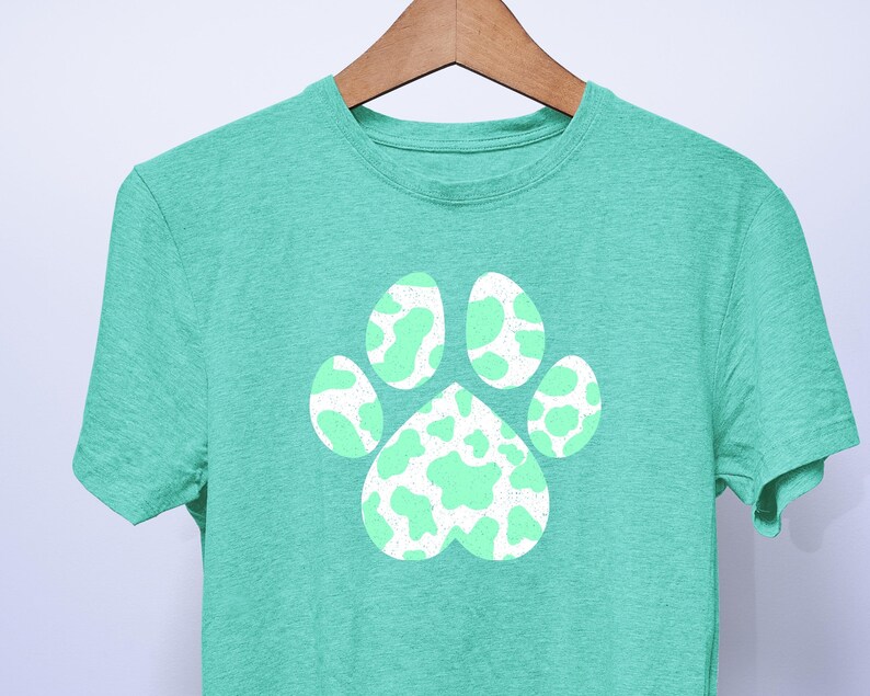 Cow Hide Paw Prints SVG PNG JPG Bundle Paw Prints Clipart - Etsy