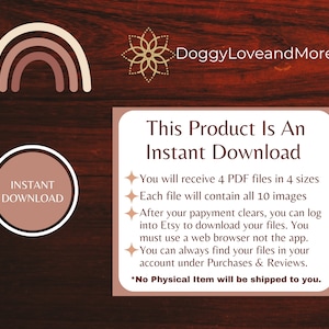 Dog Planner Printable Cover, Puppy Printable Planner Template, Classic ...