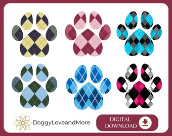 Spring Paw Prints SVG PNG JPG Digital Bundle Dog Mom Svg Dog Mom Png ...