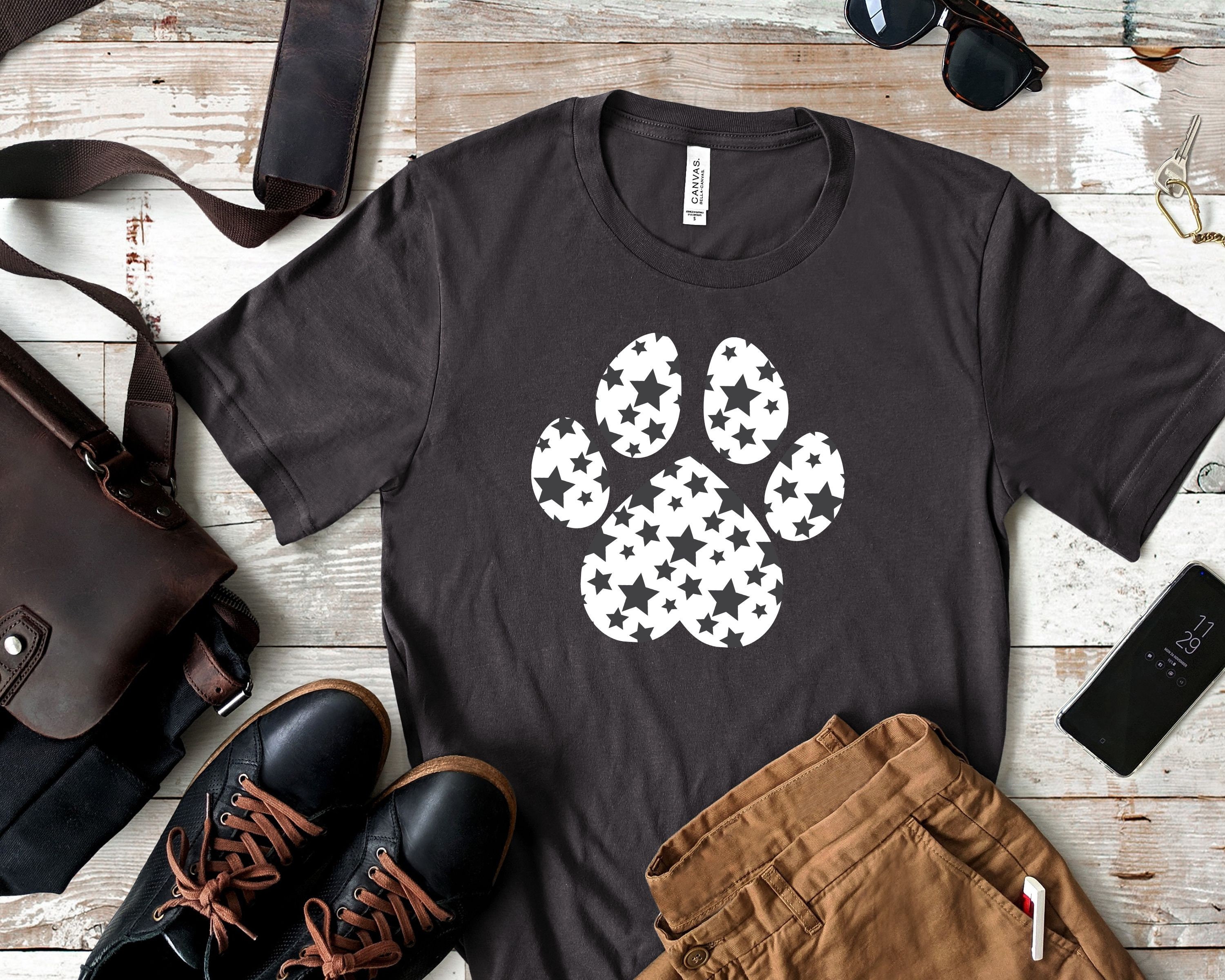 Stars Paw Prints SVG PNG JPG Bundle, Dog Paw Prints Clipart, Cricut Svg ...