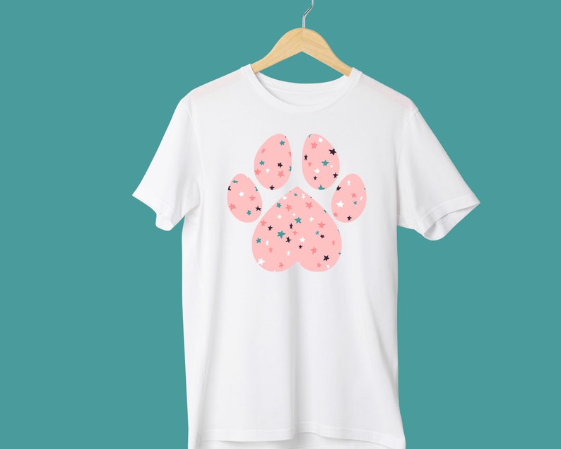 Stars Paw Prints SVG PNG JPG Bundle, Dog Paw Prints Clipart, Cricut Svg ...