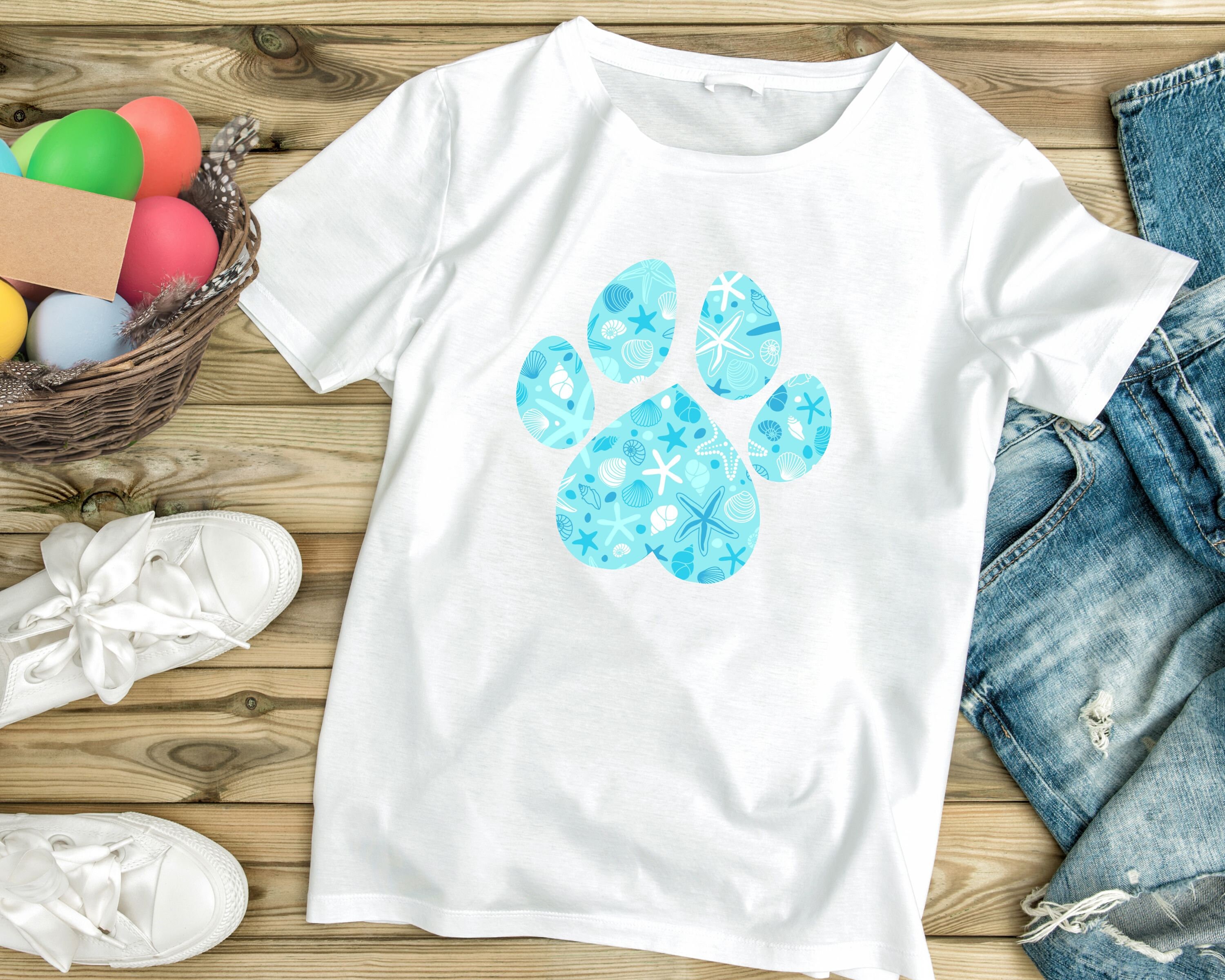 Summer Season Paw Prints SVG PNG JPG Digital Bundle Dog Mom - Etsy