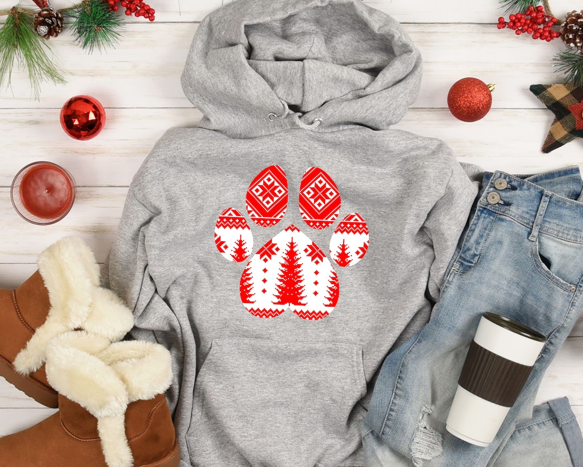 Winter Snowflake Dog Paw Prints SVG PNG JPG Digital Bundle Dog Mom Svg ...