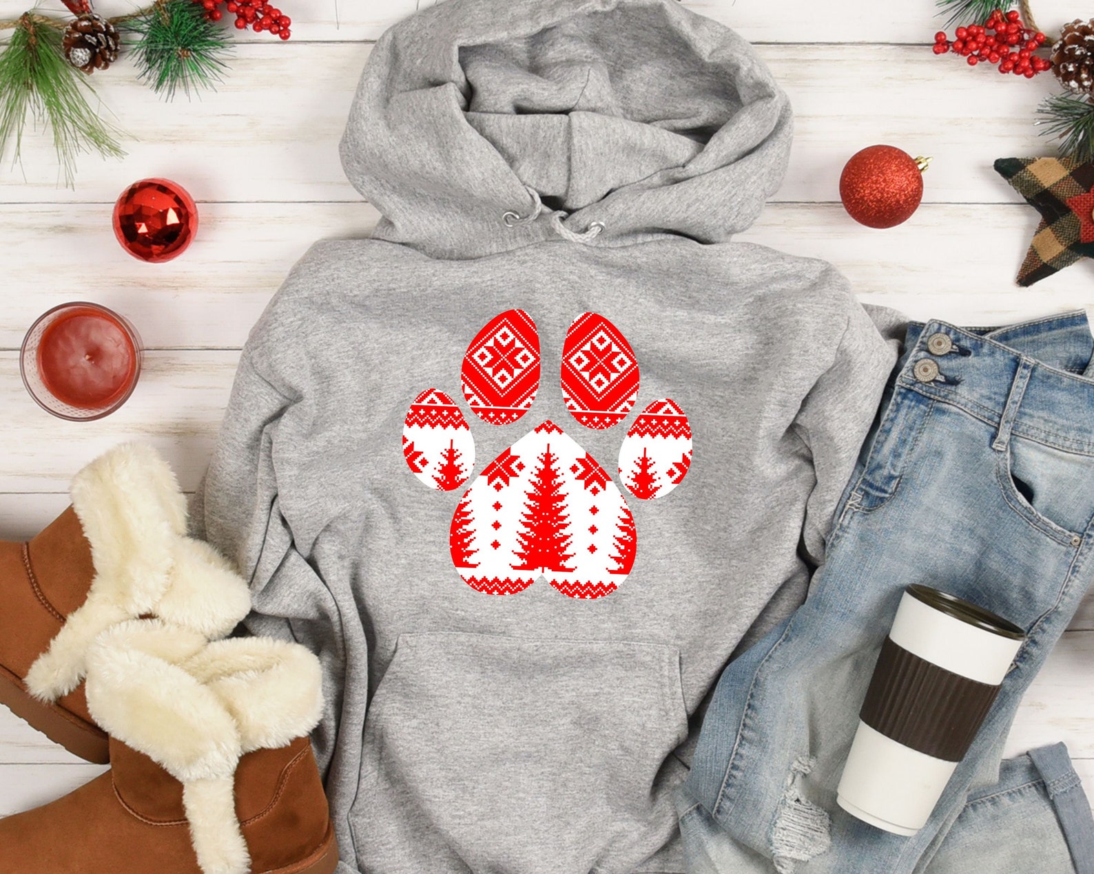 Winter Snowflake Dog Paw Prints SVG PNG JPG Digital Bundle Dog Mom Svg ...