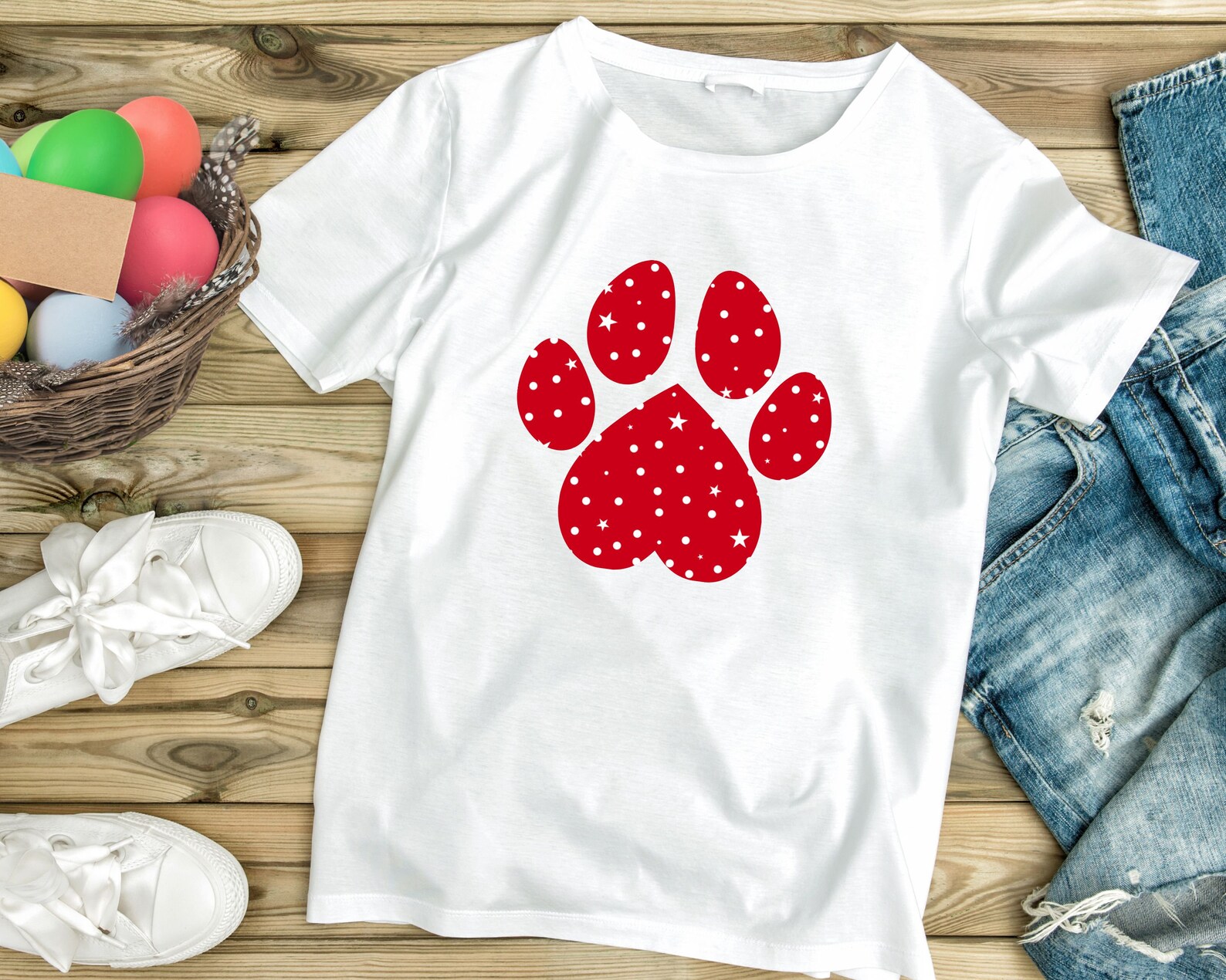 Stars Paw Prints SVG PNG JPG Bundle, Dog Paw Prints Clipart, Cricut Svg ...