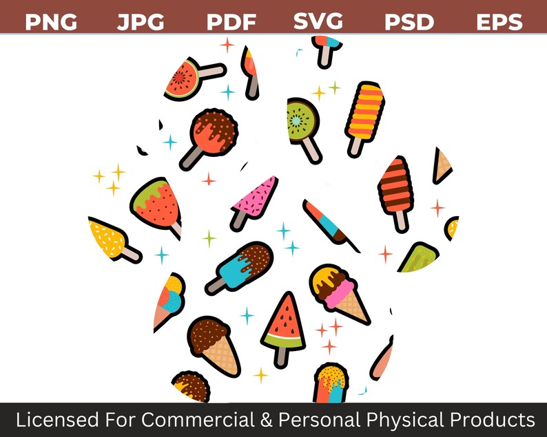 Summer Season Paw Prints SVG PNG JPG Digital Bundle Dog Mom - Etsy