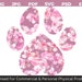 Spring Paw Prints SVG PNG JPG Digital Bundle Dog Mom Svg Dog Mom Png ...