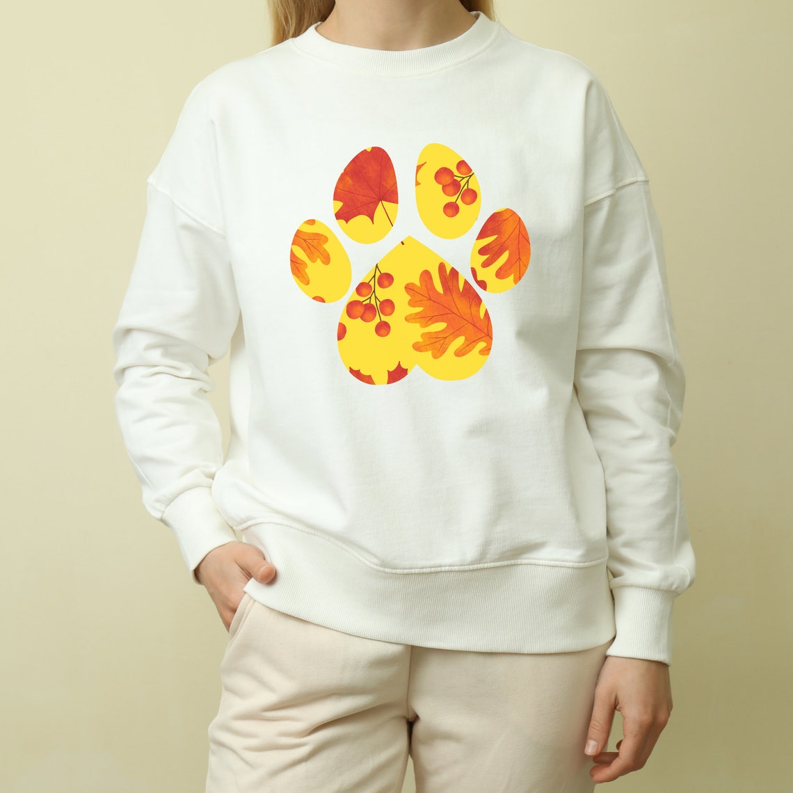 Fall Paw Prints SVG PNG JPG Digital Bundle Dog Mom Svg Dog Mom Png Pet ...